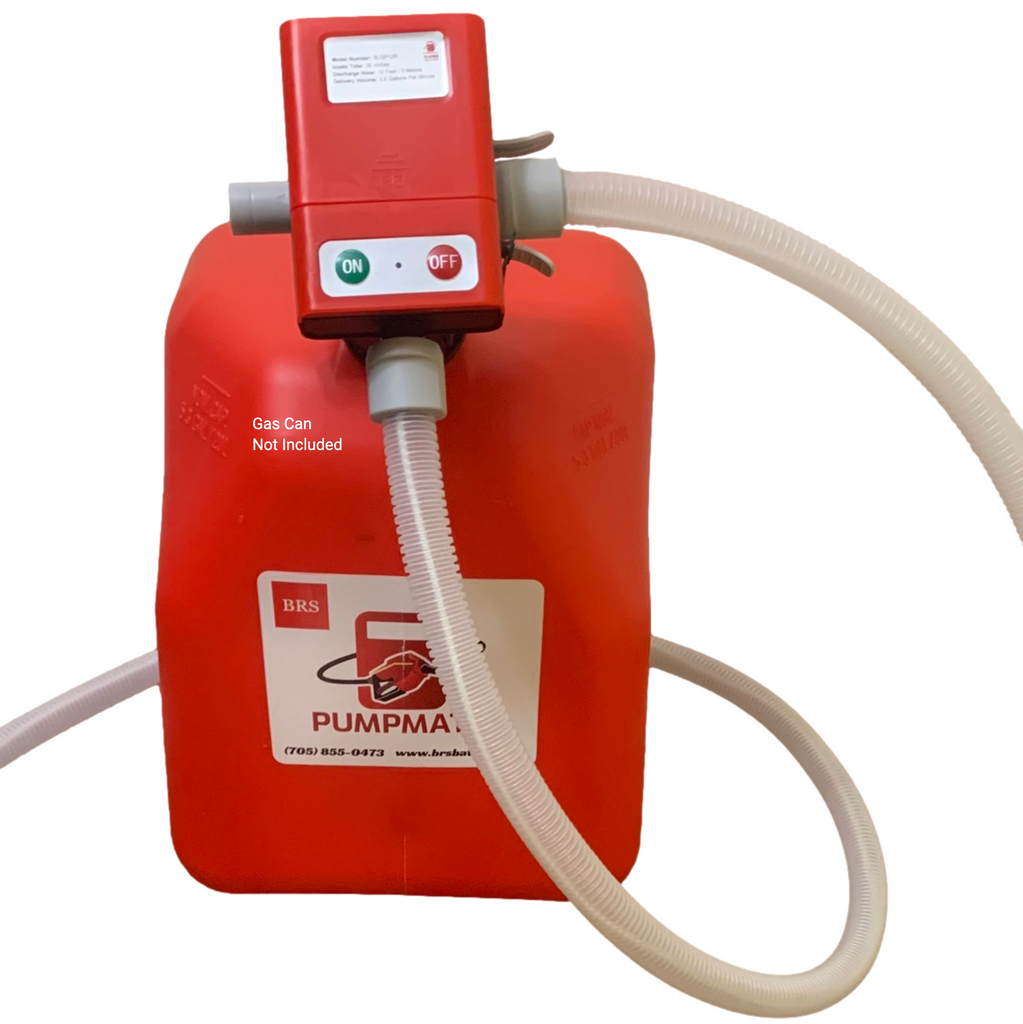 Battery Powered Fuel Transfer Pump - 12 Ft Hose - 3.8 GPM – BRS Super Pumps